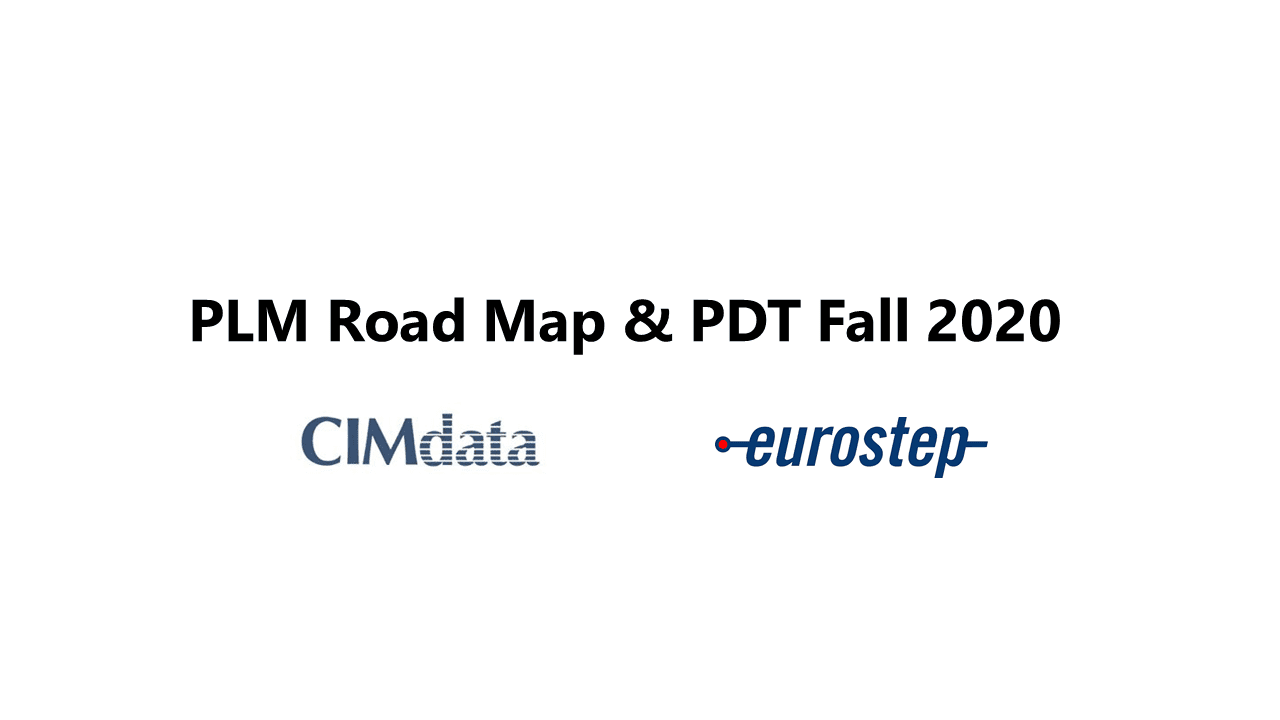 PLM Road Map & PDT Autumn 2020 | Eurostep